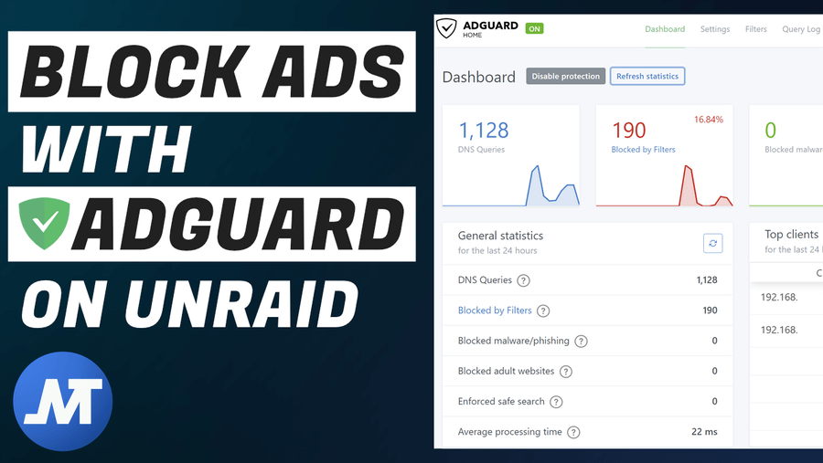 Block ads and tracking with ad guard home on unraid ( how to) | JuanMTech
